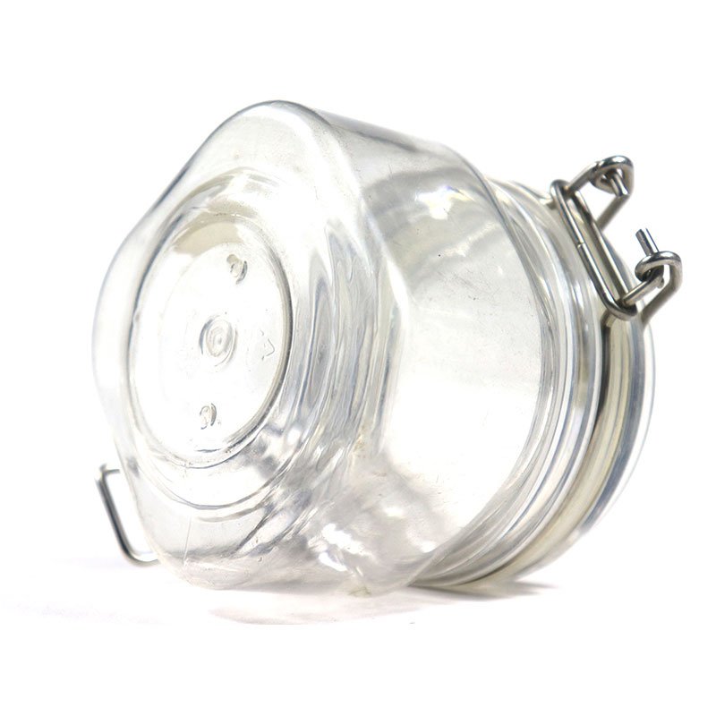 Food Storage Clear Glass Jar With Clamp Lid - iMorePack Cosmetic Packaging