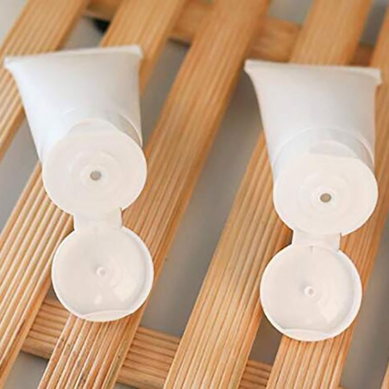 White Empty Squeeze Tube Refillable Soft Tube Cosmetic Tube