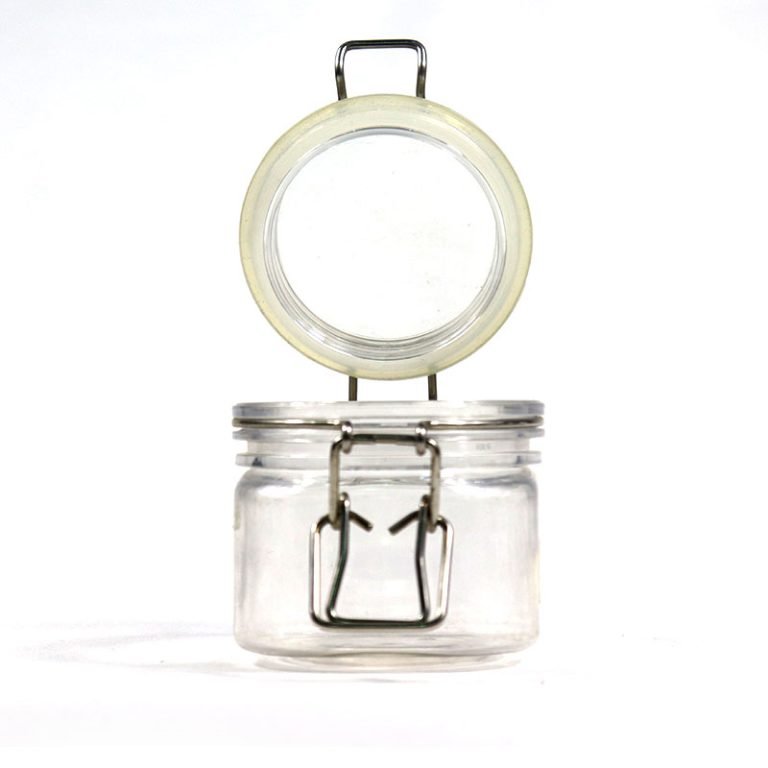 Food Storage Clear Glass Jar With Clamp Lid - AiHeng Cosmetic Packaging