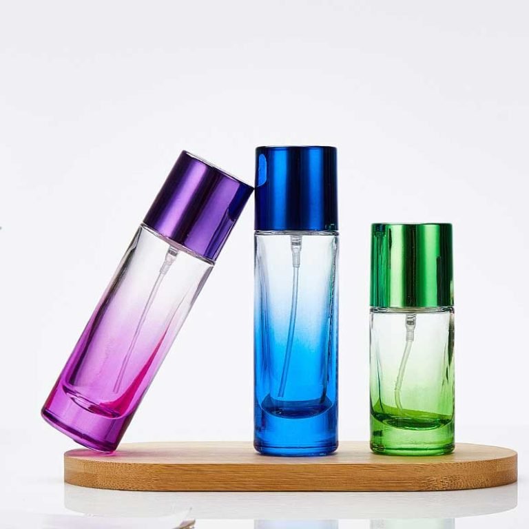 Gradient Colorful Mini Refillable Perfume Bottle Travel Atomiser