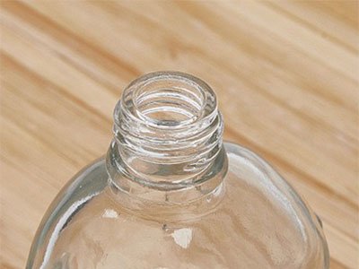 Clear Glass Skull Perfume Bottle Fine Mist Spray Cologne Bottle