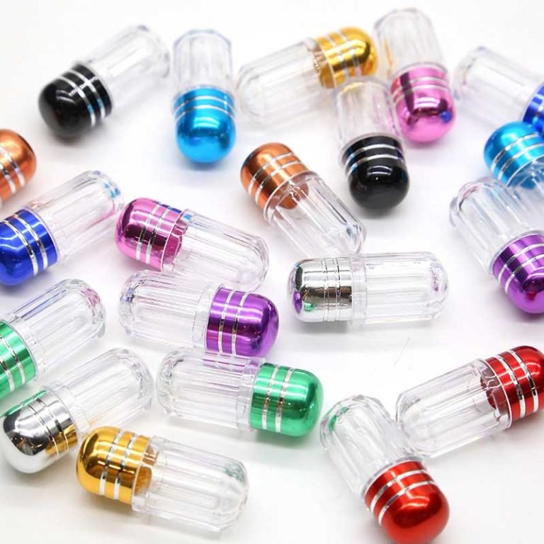 Portable Pill Holder Capsule Bottle Vials, Empty Capsule Pill Bottle