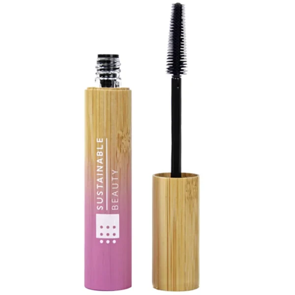 Empty Mascara Tube with Eyelash Wand Bamboo Eyelash Bottle